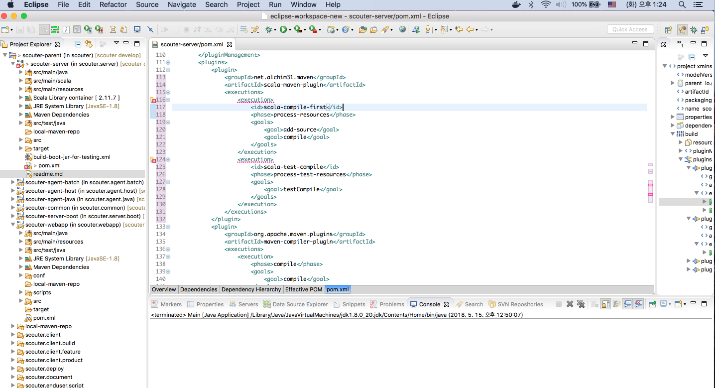 scouter 개발 환경 셋팅 시 pom.xml 오류 건 · Issue #470 · scouter-project/scouter · GitHub