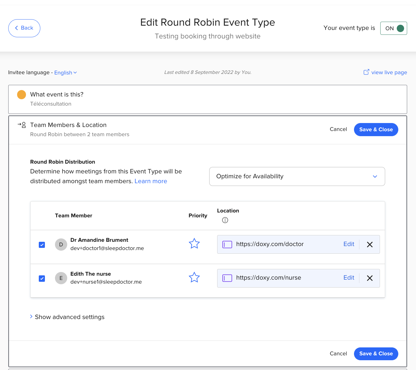 [CAL-355] Set individual video links per user through team collective events · Issue #5485 ...