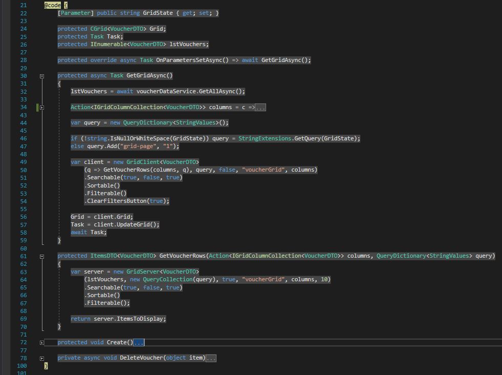 How to return to the grid state? · Issue #147 · gustavnavar/Grid.Blazor · GitHub