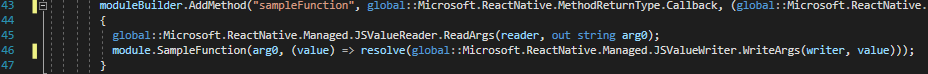 How Func Works In A Reactmethod · Issue 8321 · Microsoftreact Native Windows · Github 