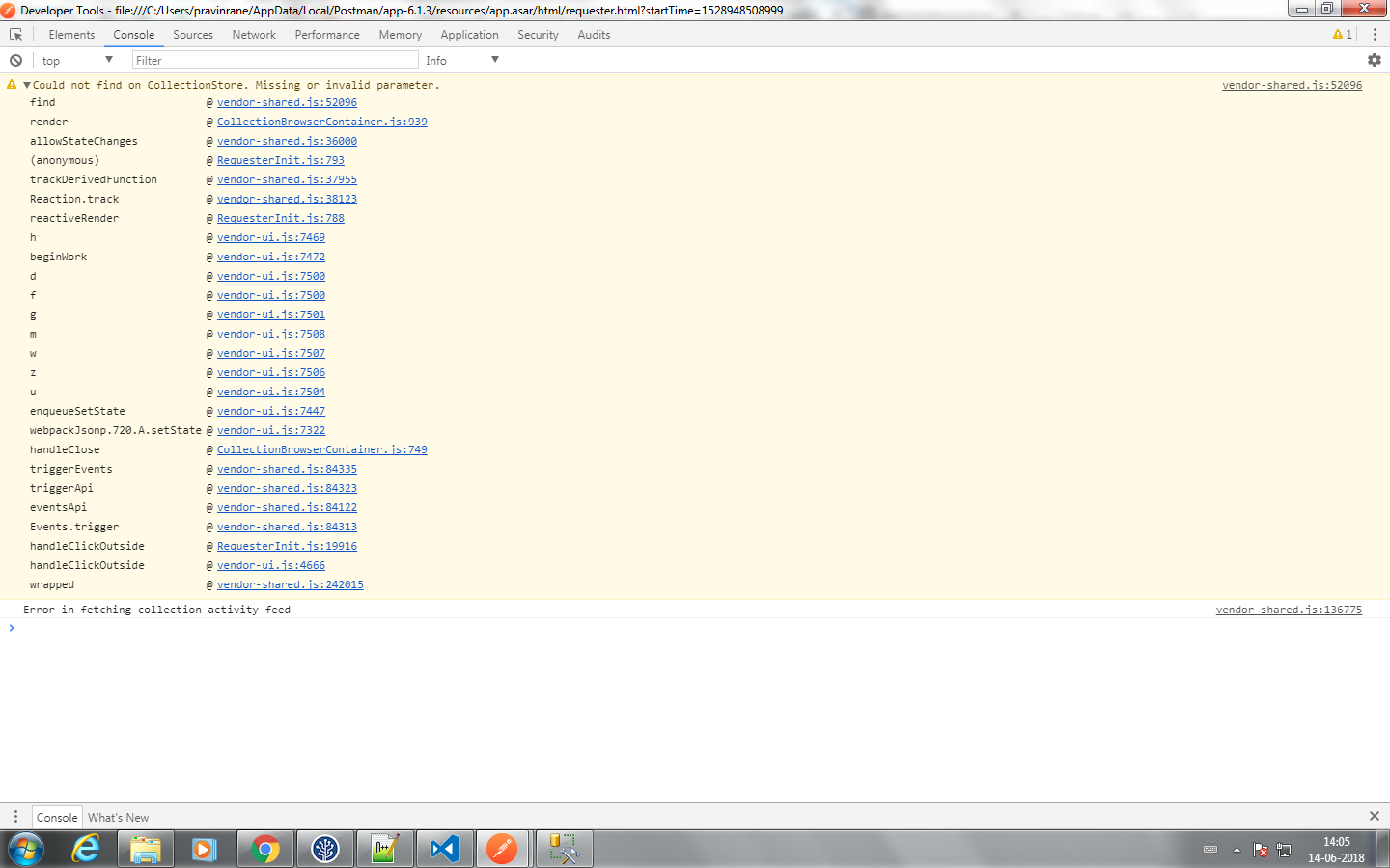 we cant seem to find this page bug in postman view in web · Issue #4694 ...