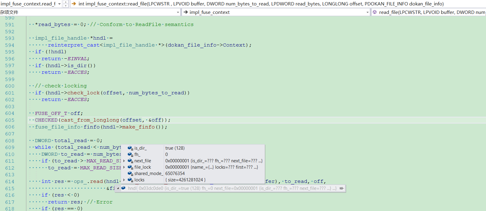 Fuse exception while reading file · Issue #856 · dokan-dev/dokany · GitHub