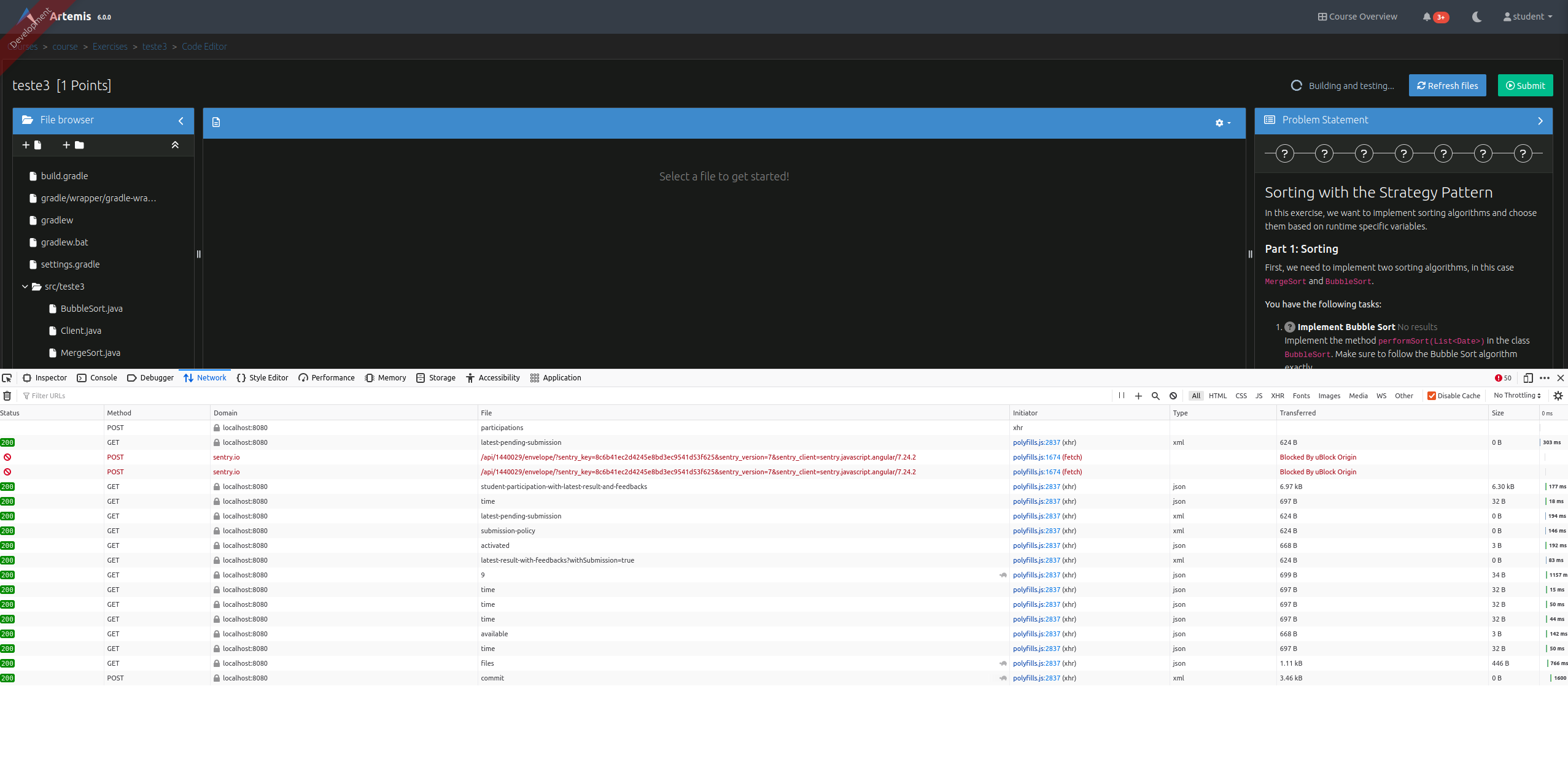 `Programming Exercise`: Online Editor not receiving first status of Build Pipeline · Issue #5972 ...