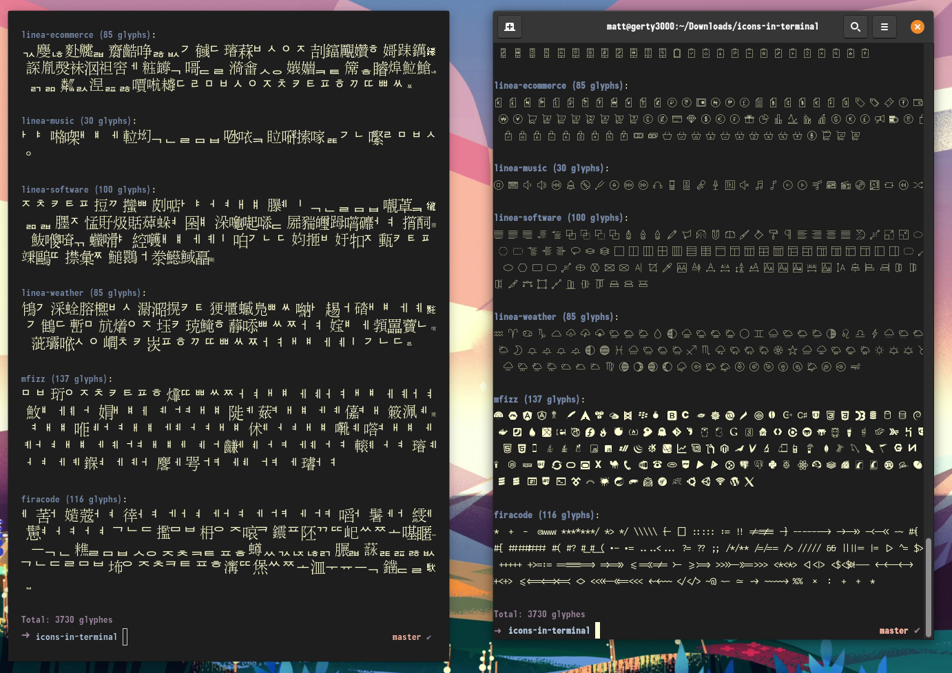 Can't get Kitty to render icons correctly · Issue #4381 · kovidgoyal/kitty · GitHub