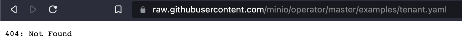 Broken step in helm tutorial · Issue #835 · minio/operator · GitHub