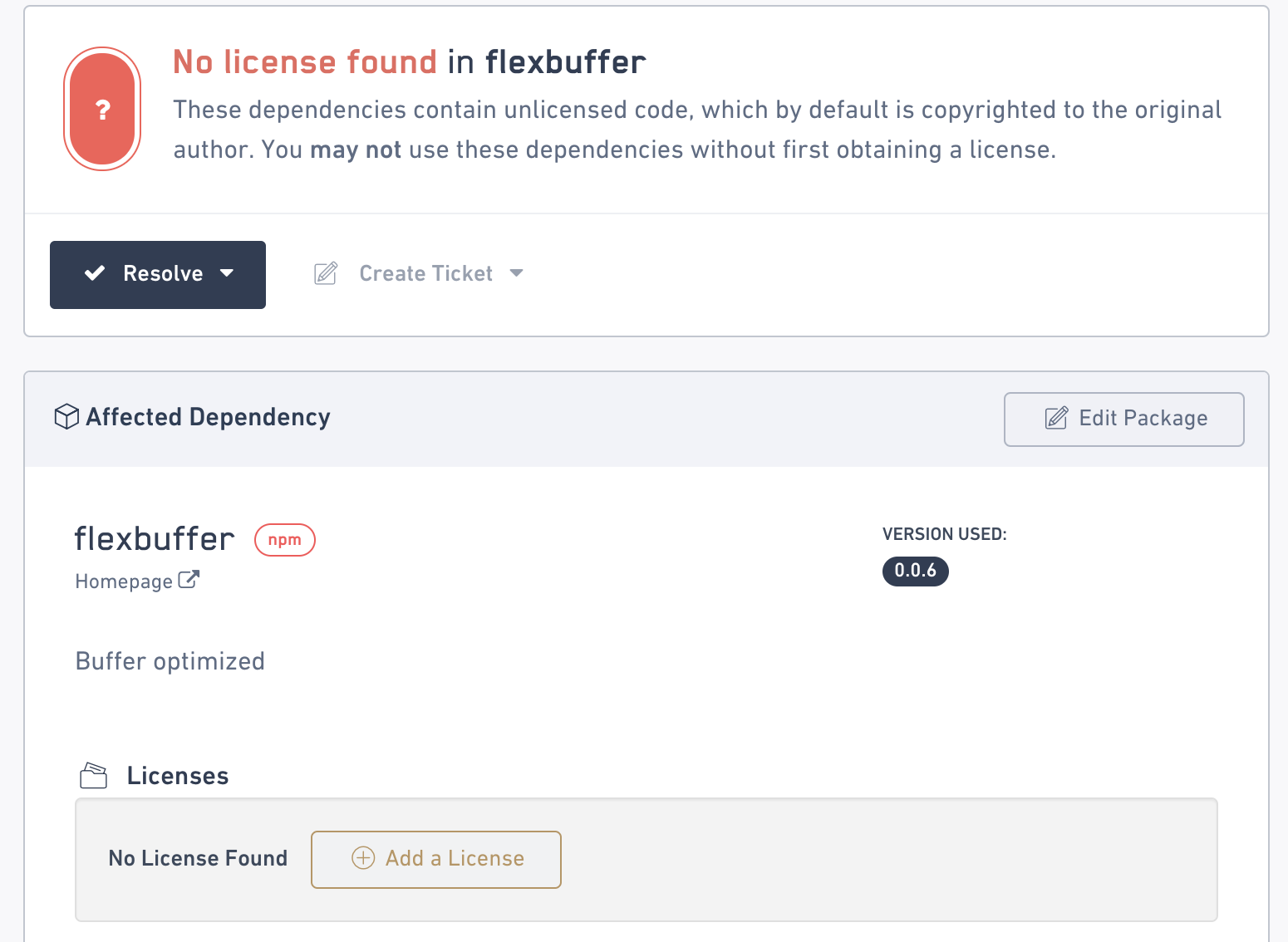 False alarm for flexbuffer · Issue #622 · fossas/fossa-cli · GitHub