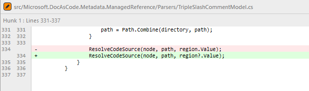 Empty region in code block will crash metadata extraction · Issue #2373 · dotnet/docfx · GitHub