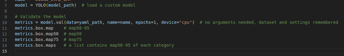 Having issues with validation cli command - for RT-DETR - returning metrics as 0 · Issue #5231 ...