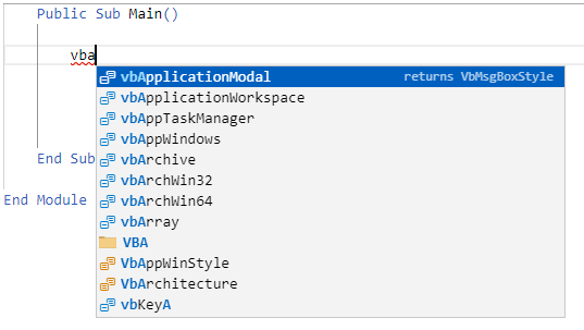 Intellisense Improvements · Issue #337 · twinbasic/twinbasic · GitHub