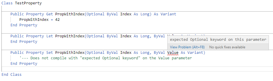 Wrong "expected Optional keyword on this parameter" · Issue #200 · twinbasic/twinbasic · GitHub