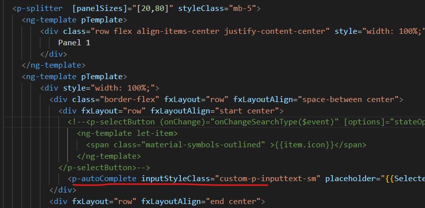 Error when combining any text input with a p-splitter · Issue #11272 · primefaces/primeng · GitHub