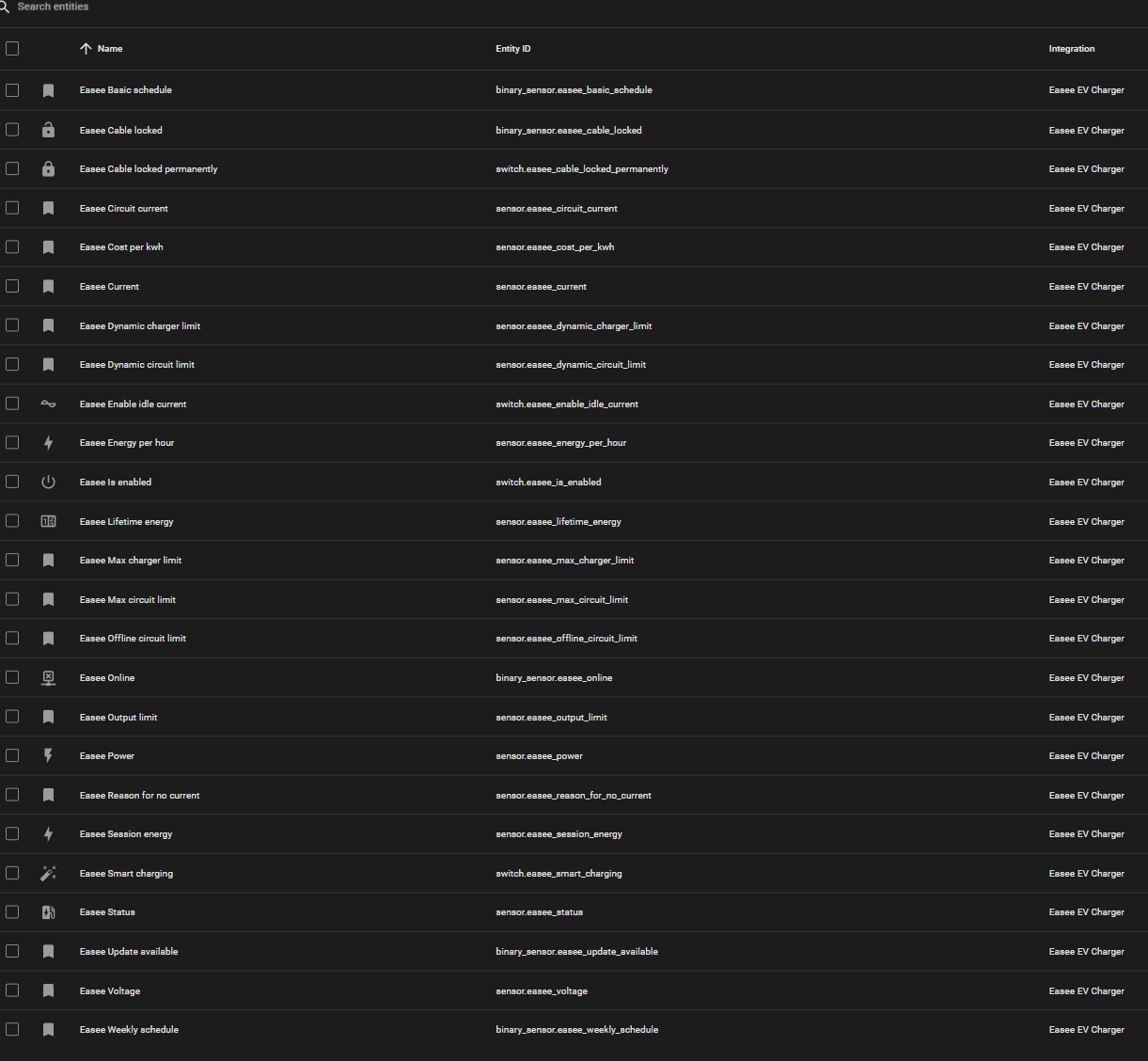 Får bare opp 3 entiteter og egentlig ikke mye info mer. · Issue #32 · custom-components/zaptec ...