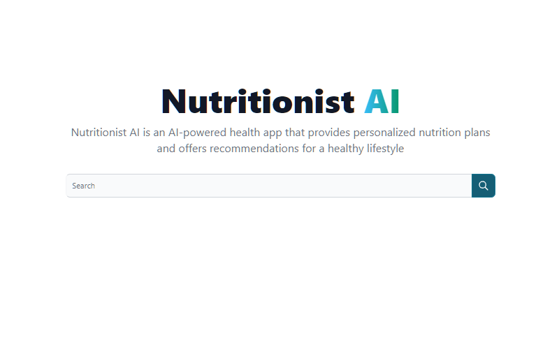 GitHub - ymlihaa/nutritionist-ai: Nutritionist-ai, sağlıklı beslenme konusunda ...