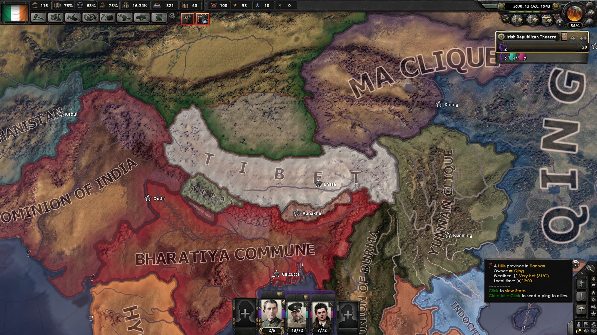 Tibet loses its core on Changtang upon being released · Issue #3452 · Kaiserreich/Kaiserreich-4 ...