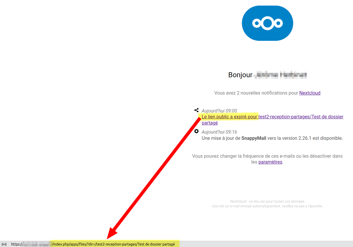 [Bug]: Public shared file with expiration date > Broken link in e-mail notification with link ...