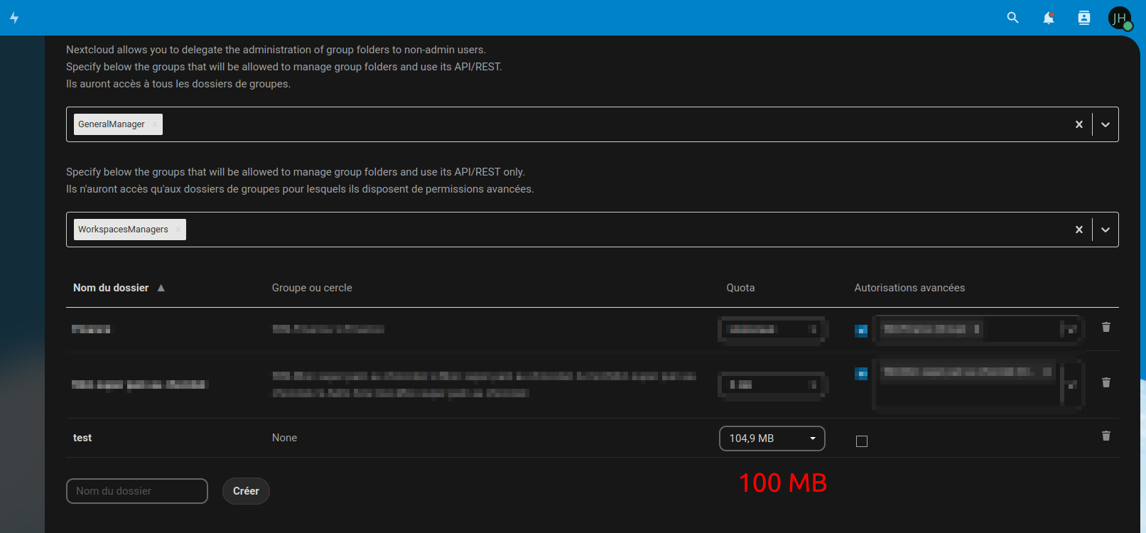 Group Folders size displays (for example) "104,9 MB" when "100 MB" is set (quota) · Issue #2553 ...