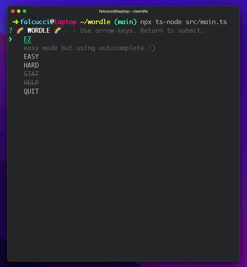 GitHub - falcucci/wordle: A word guessing game.