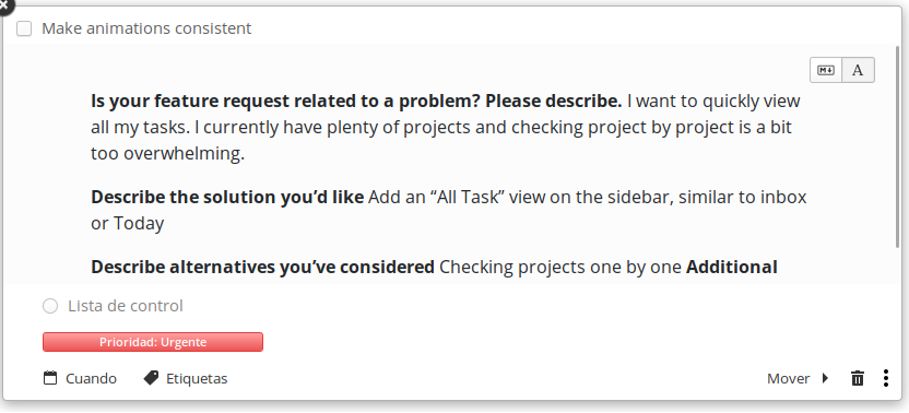 Render markdown for github issue body · Issue #34 · alainm23/planify · GitHub