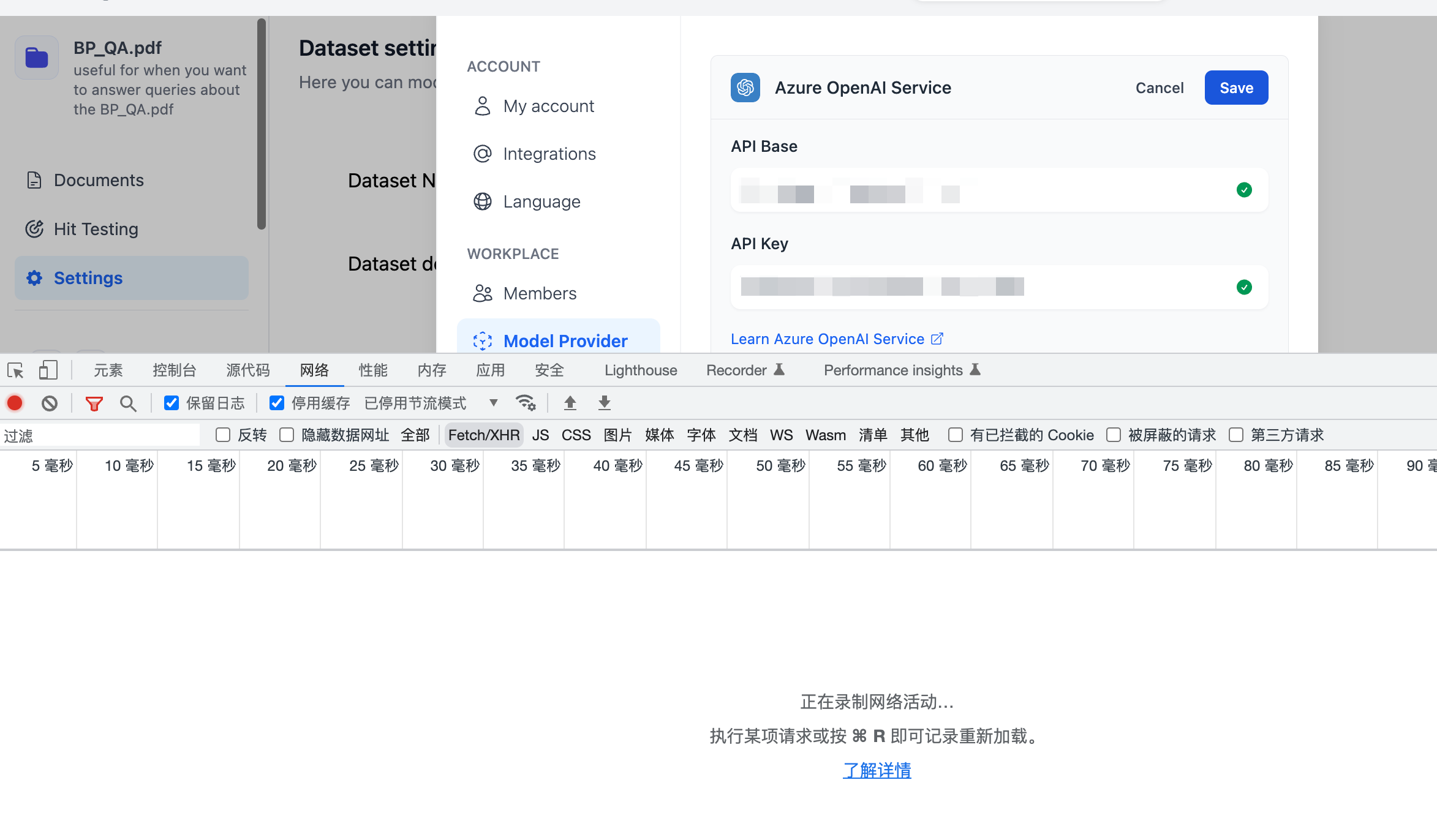 Azure 资料填写完成后点击 Save 无反应；OpenAI 显示 no quoto · Issue #215 · langgenius/dify · GitHub