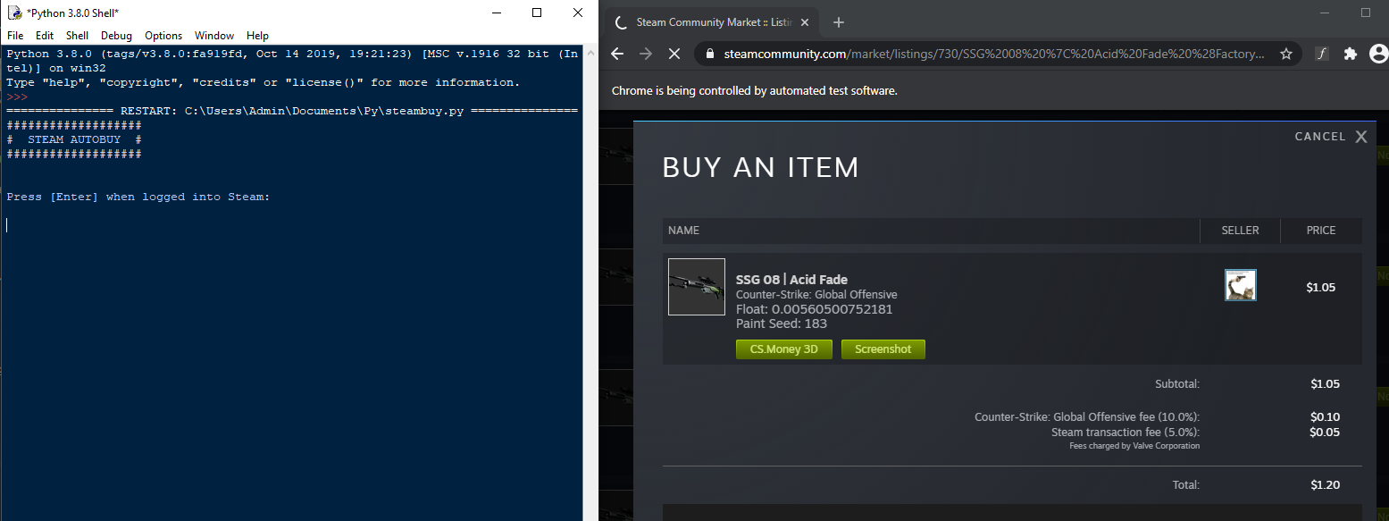 GitHub - klingaman/steam-autobuy: Automatically purchases in-game Steam items that fit input ...