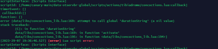 pets e Concoction bugs · Issue #1325 · opentibiabr/canary · GitHub