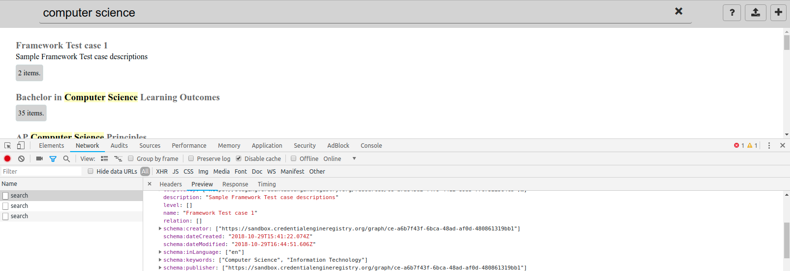 Search improvement ideas · Issue #286 · cassproject/cass-editor · GitHub