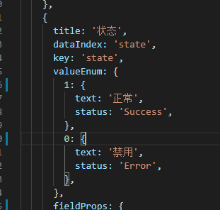 👑 [需求]ProTable 列值的枚举valueEnum的key值能否支持多类型，比如布尔 · Issue #590 · ant-design/pro-components · GitHub