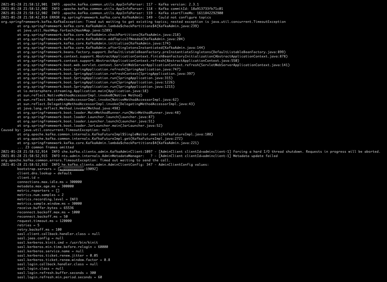 [QUESTION] ms-data-streaming 服务启动存在问题，bootstrap.servers 读取旧IP地址启动失败 · Issue #1286 · metersphere ...