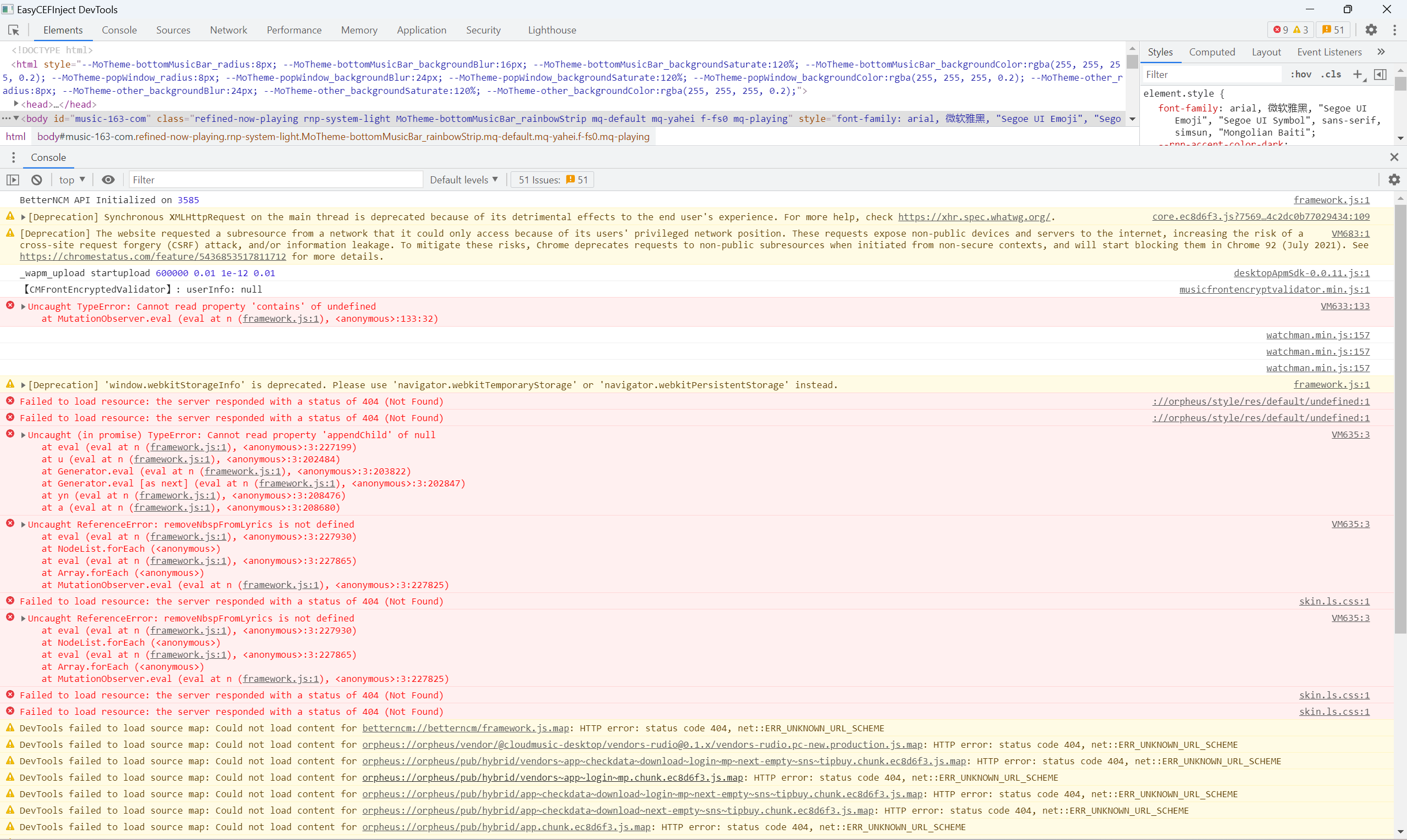 更新至233后的版本后，播放页面的设置按钮消失 · Issue 62 · Solstice23refined Now Playing Netease · Github 
