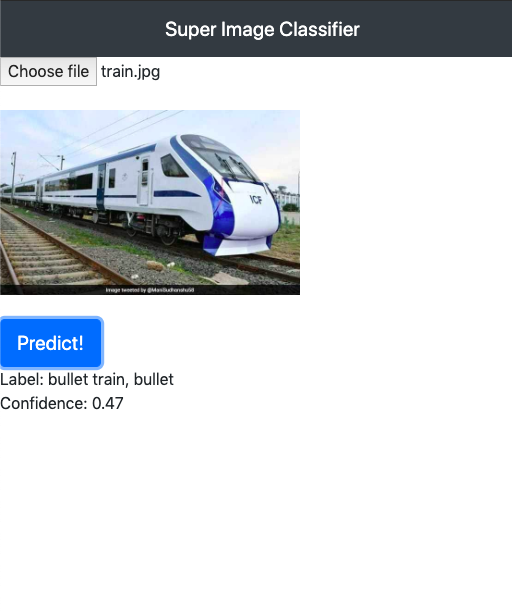 Github Isapansonisuperimageclassifier Image Classifier Using