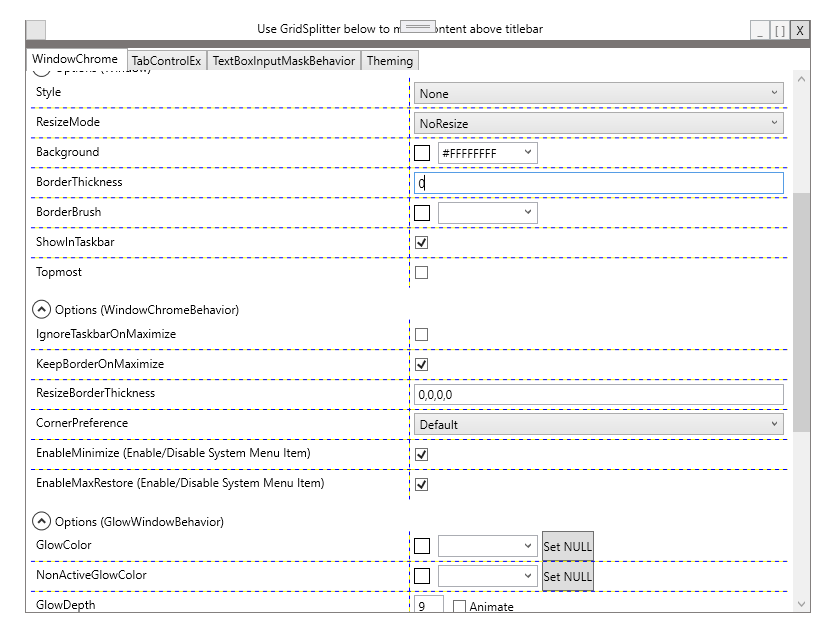 GlowBorder disapears on WindowChromeWindow if ResizeMode = NoResize ...
