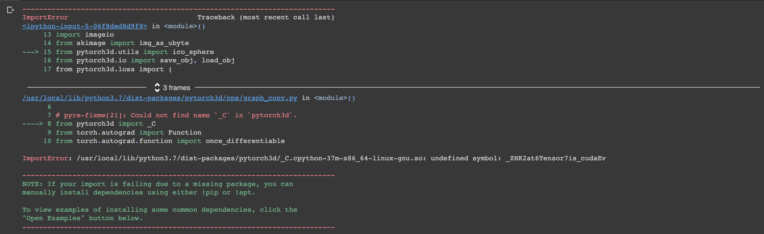 In the version 0.2.5 "from pytorch3d import _C" can not work · Issue #339 · facebookresearch ...