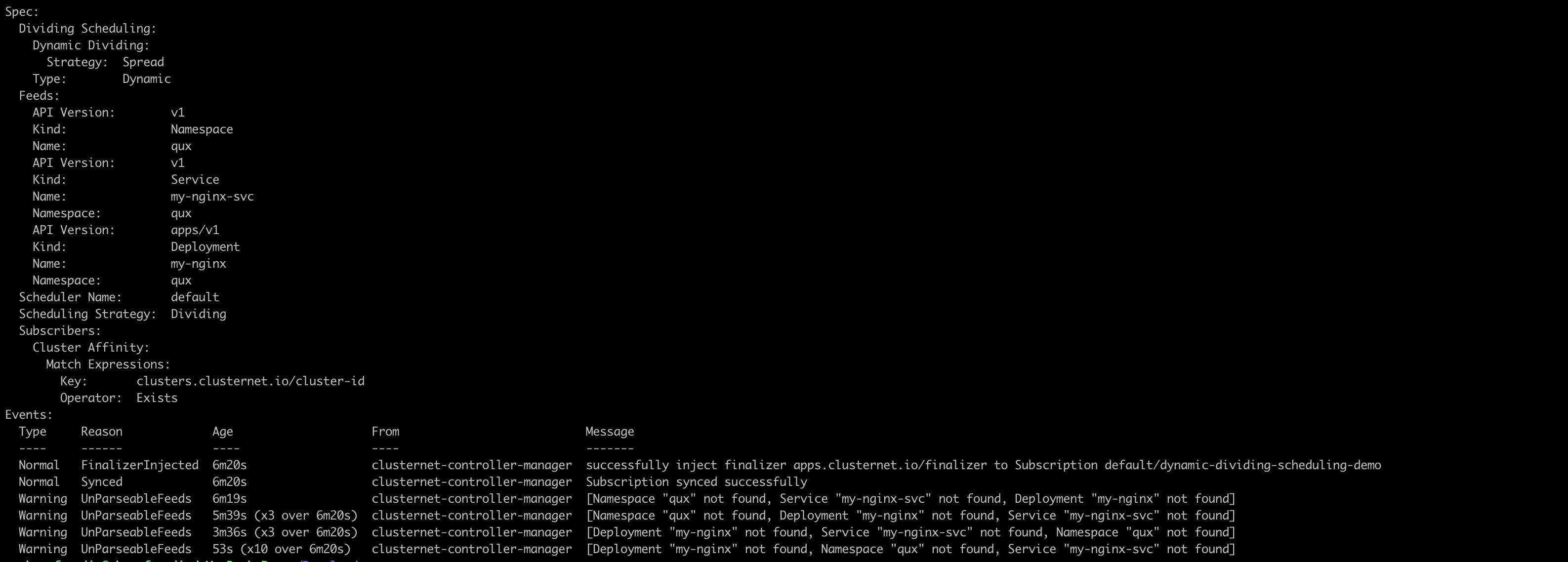cannot deploy demo application, hub and agent have some error logs · Issue #656 · clusternet ...