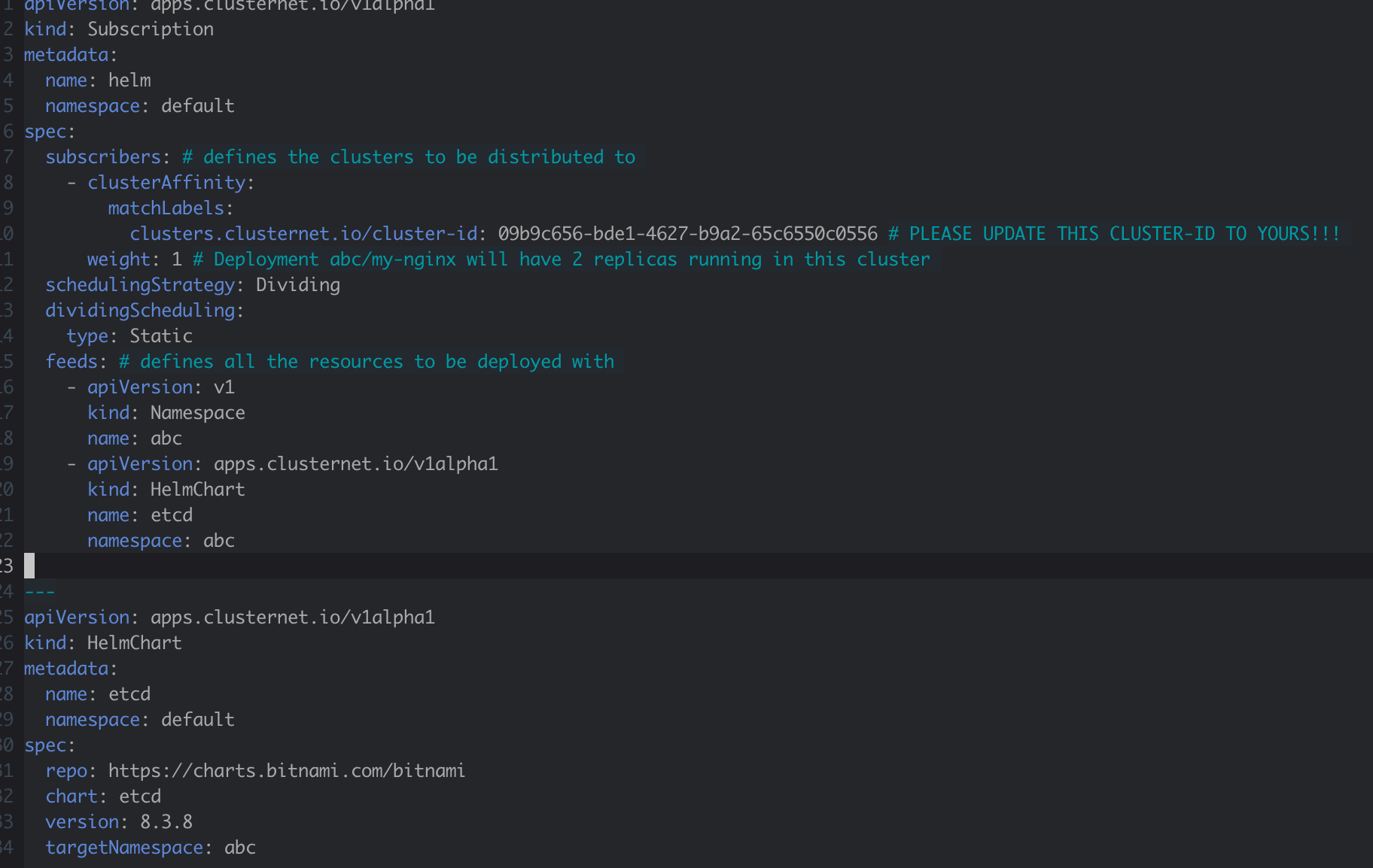 deploy helm chart failed · Issue #669 · clusternet/clusternet · GitHub