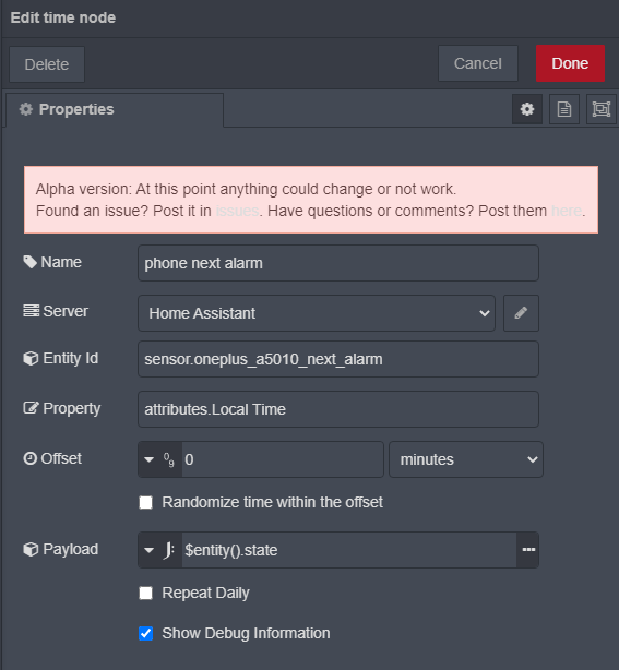 After Clicking Deploy The Node Cannot Get The Alarm From Android Phone · Issue 368 · Zachowj