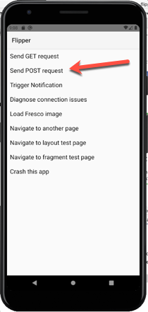 Android Sample App Post Request failing with 404 error · Issue #1480 · facebook/flipper · GitHub