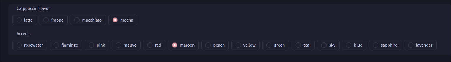 [Feature Request]: Catppuccin Theme Extension · Issue #7516 · AUTOMATIC1111/stable-diffusion ...