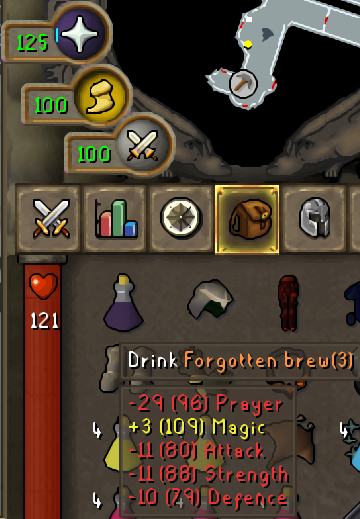 Item Stats plugin shows incorrect value for Forgotten Brew with boosted Prayer level · Issue ...