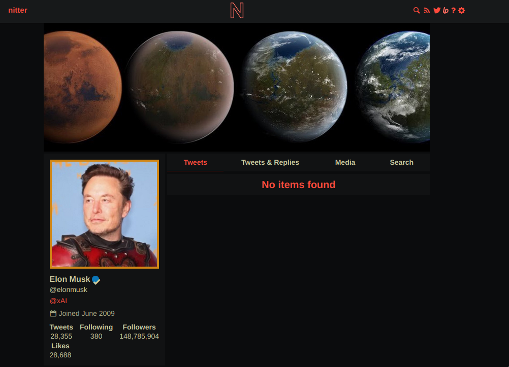 Tweets tab on user profiles doesn't show recent tweets · Issue #962 ...