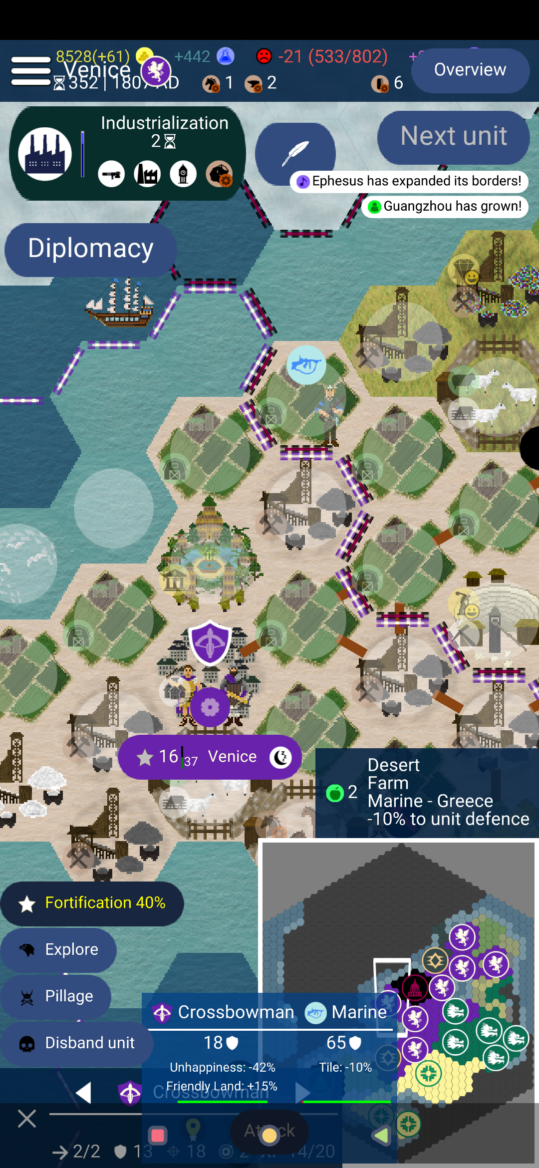 Portait screen bug · Issue #4003 · yairm210/Unciv · GitHub