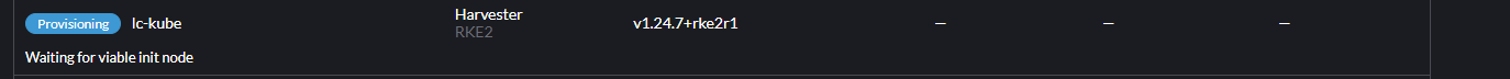 [Rancher 2.6.9] Provision RKE2 node gets stuck at "Waiting for ProviderId with Harvester ...