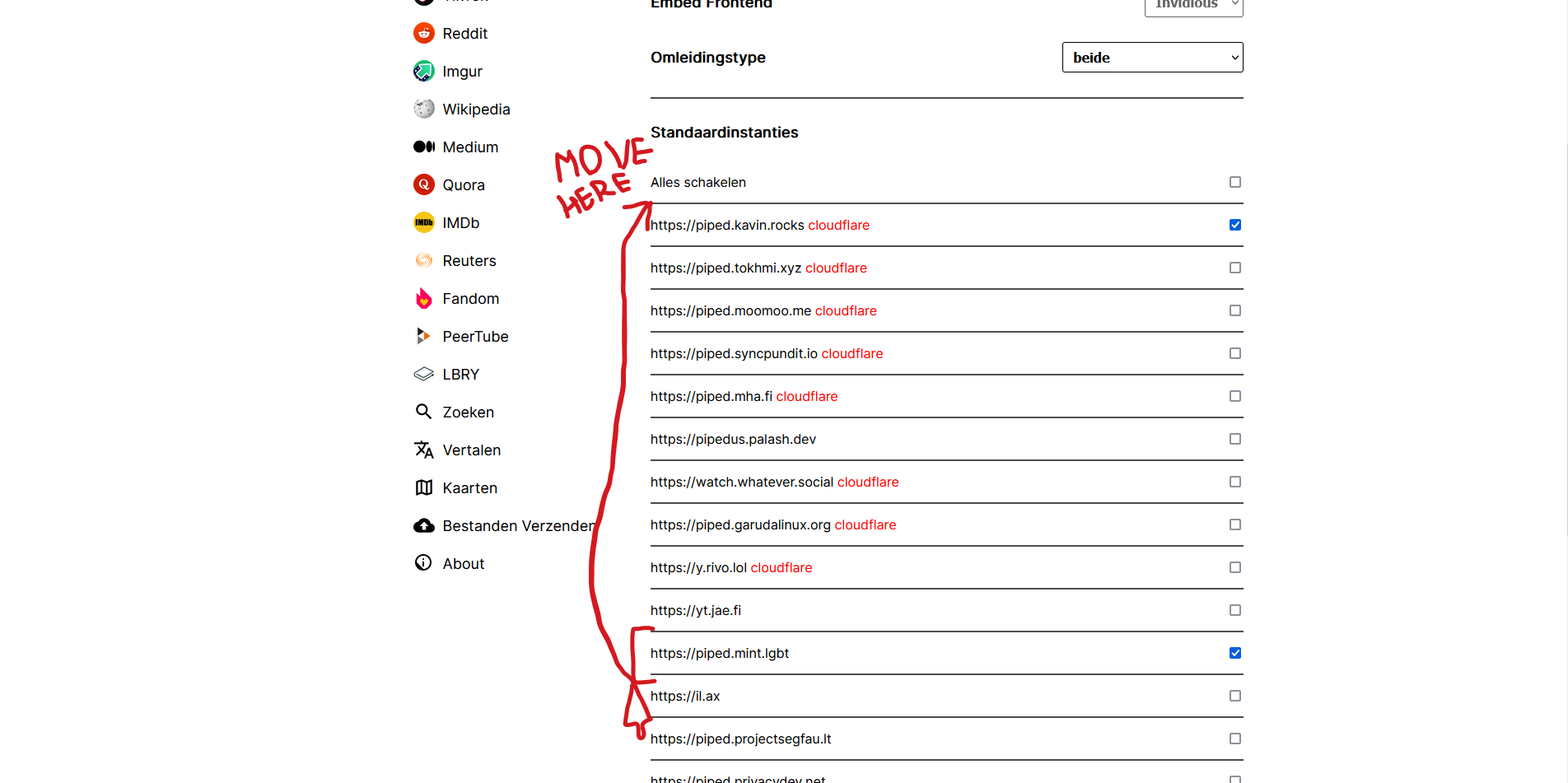 Ability to move the instance rows in the options menu to prioritise which instance to open first ...