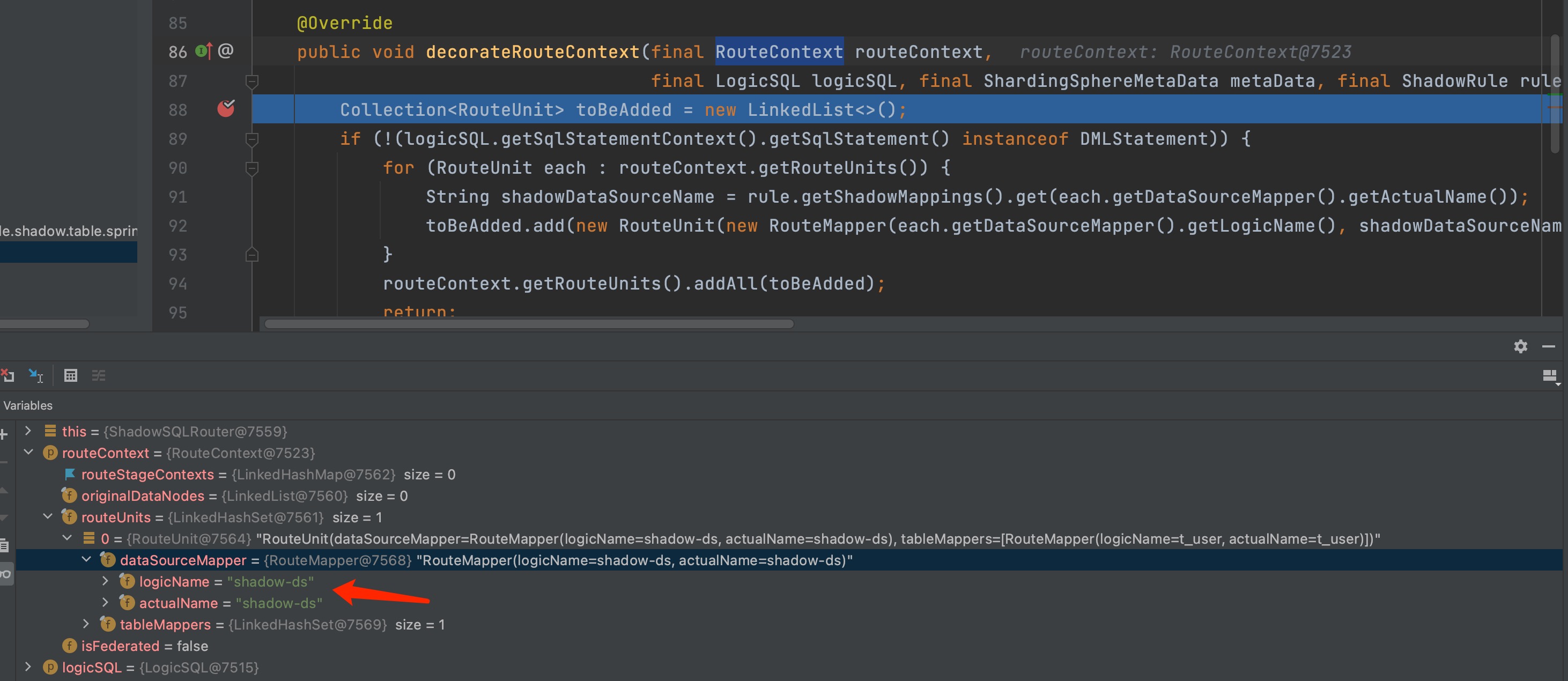 Shardingsphere-shadow data source routing problem. · Issue #11359 · apache/shardingsphere · GitHub
