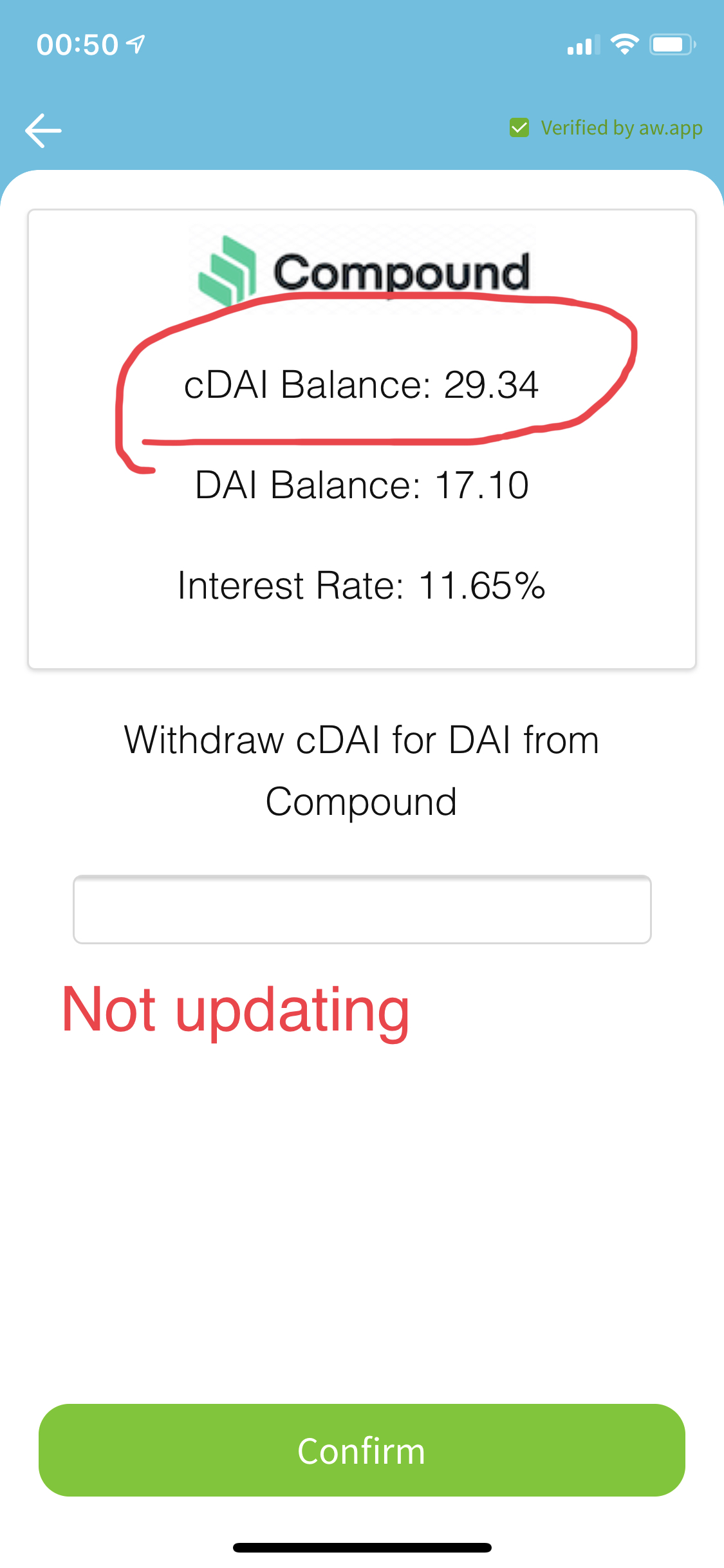 All Token Card Balances Are Not Being Updated In The Action Card Page · Issue 223
