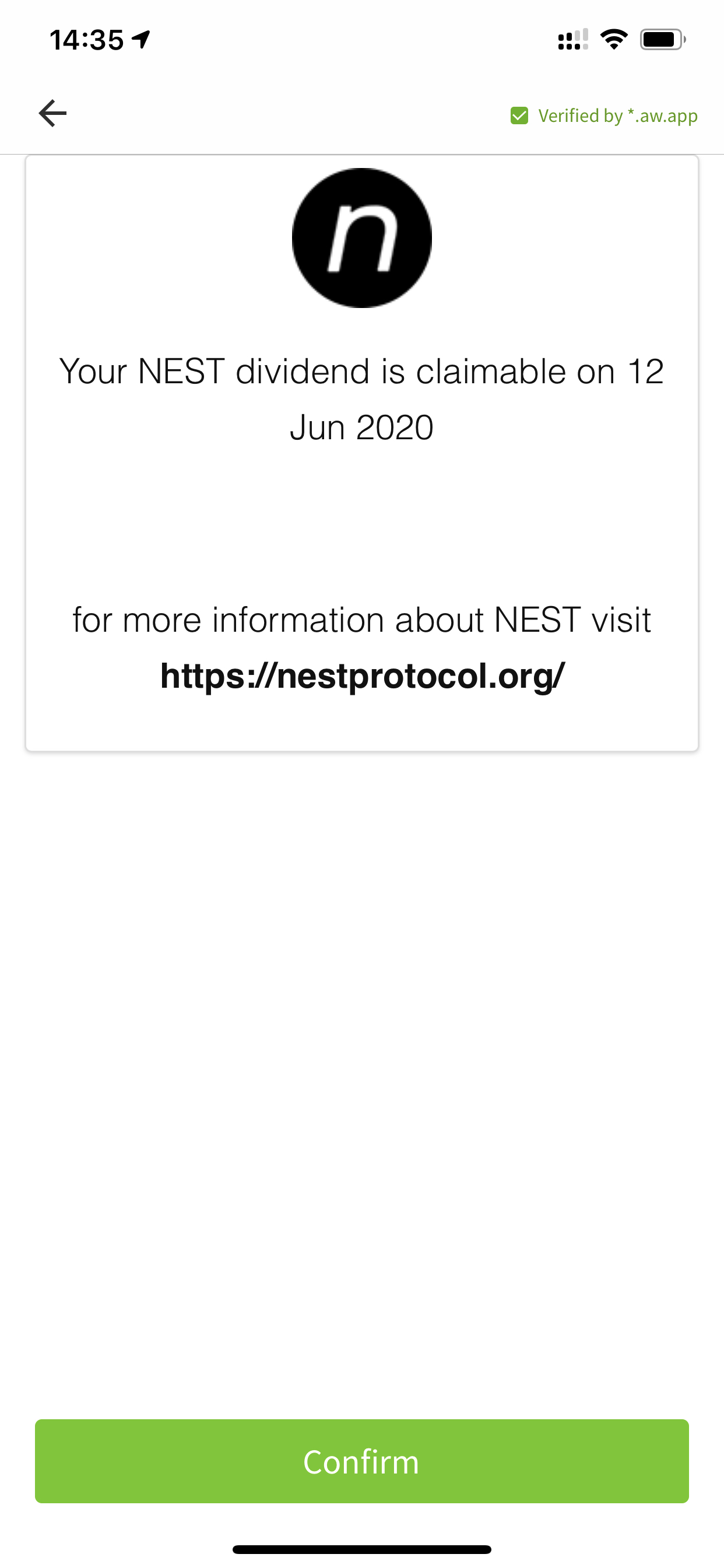 Nest Dividend time calculation is wrong · Issue #83 · SmartTokenLabs/TokenScript-Examples · GitHub