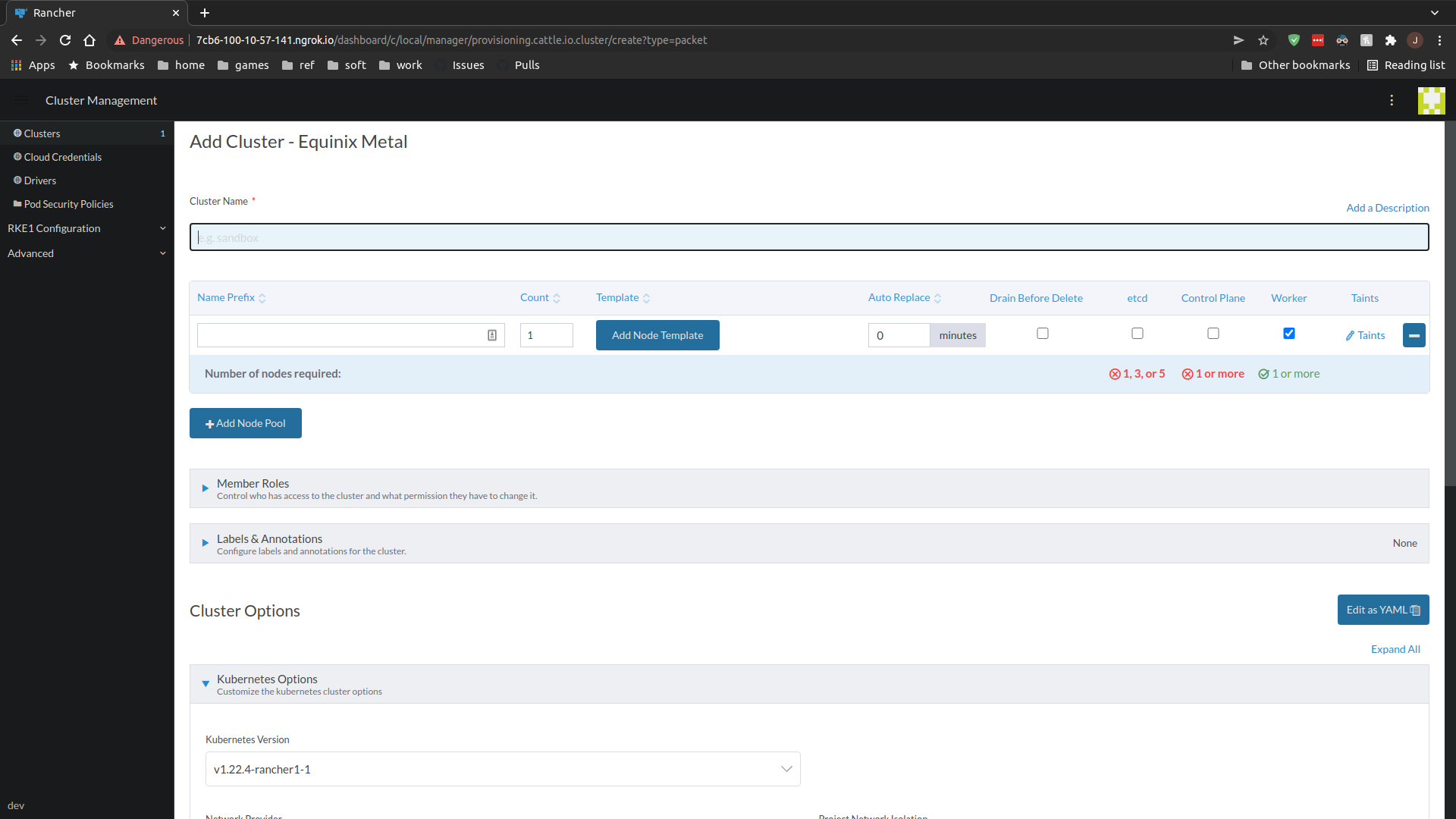 Update the node driver from "Packet" to "Equinix Metal" · Issue #33758 · rancher/rancher · GitHub