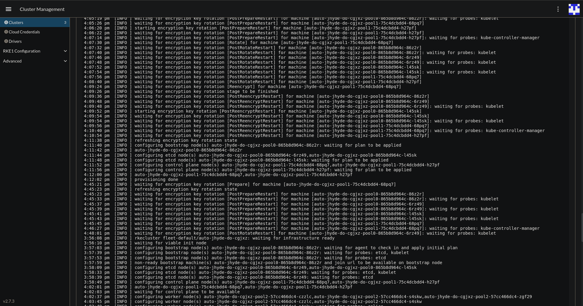 Provisioning Logs Repeated In Ui · Issue 9142 · Rancherdashboard · Github 5605