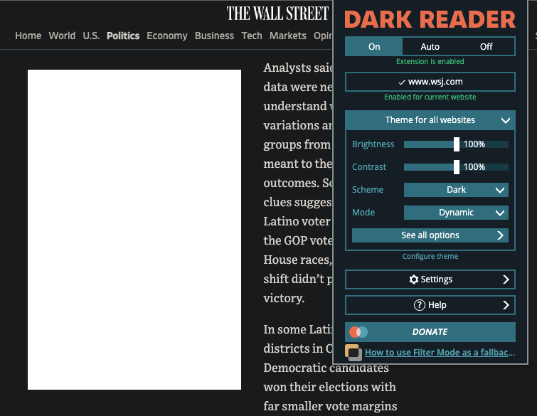 [Broken Website] Charts on WSJ are not visible · Issue #10332 · darkreader/darkreader · GitHub
