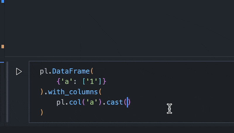 Inconsistent Autocomplete for PolarsDataType · Issue #4251 · microsoft ...