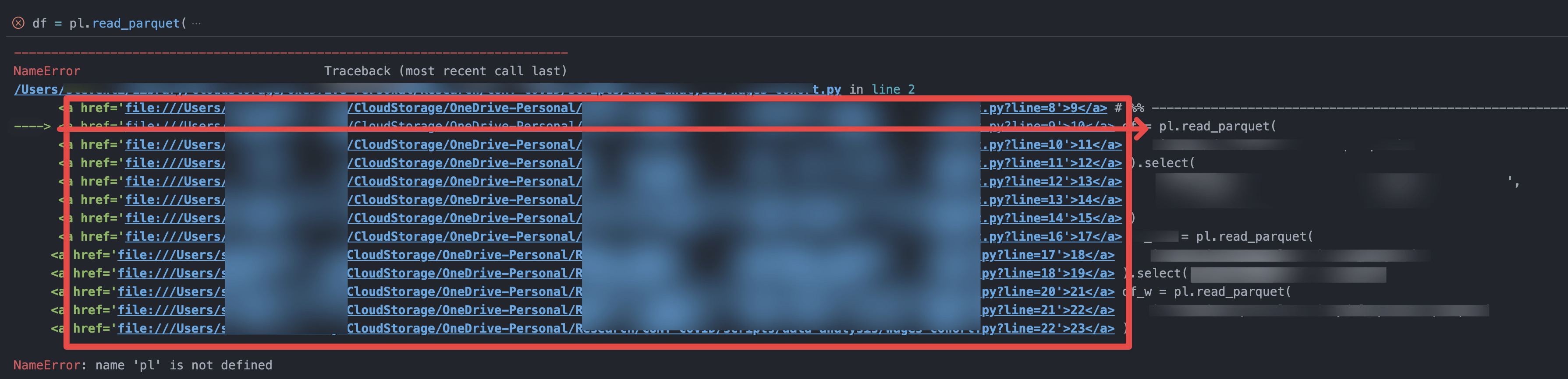 Traceback messages include long absolute file path · Issue #14302 · microsoft/vscode-jupyter ...